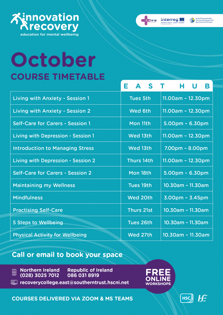 Innovation Recovery Online October Courses | CAWT